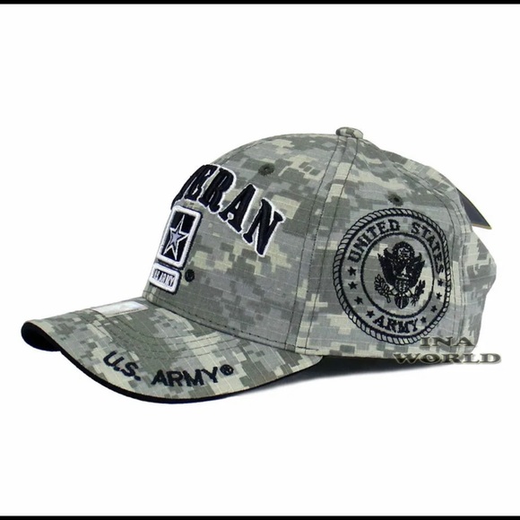 Accessories | Us Army Veteran Hat Army Strong Logo Military Officially ...